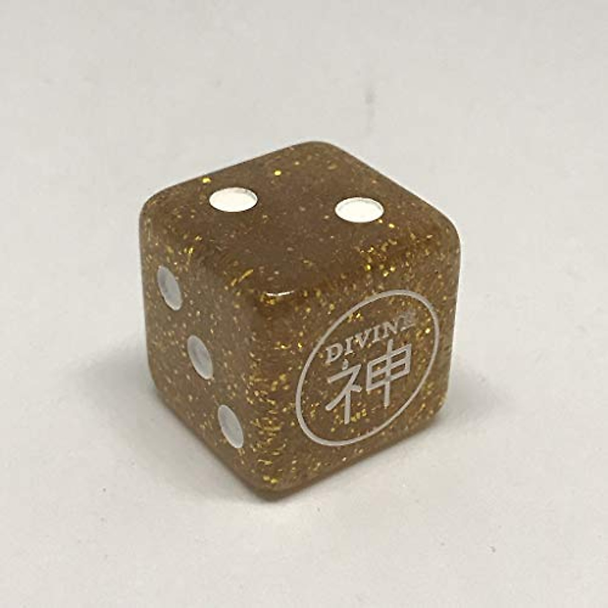 Championship Series Dice Game Set Replica - Divine & YCS Logo Engraved Dice Set of 2 for TCG