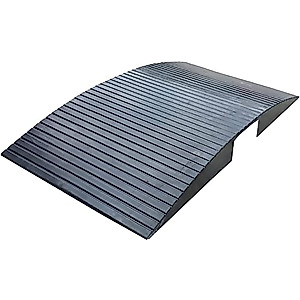 GUENZO Threshold Ramp, Bridge Ramp for Wheelchair, Heavy Duty Rubber Ramps for Lawn Mower Wheelchairs Scooter, Old People Disability Chair Handicap Ramps (Color : 2 Packs)