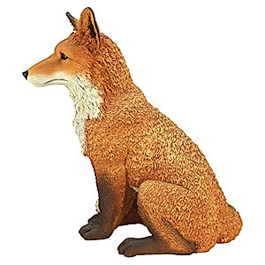 Design Toscano DB383073 Simon The Fox Garden Statue, 18 Inch, Full Color