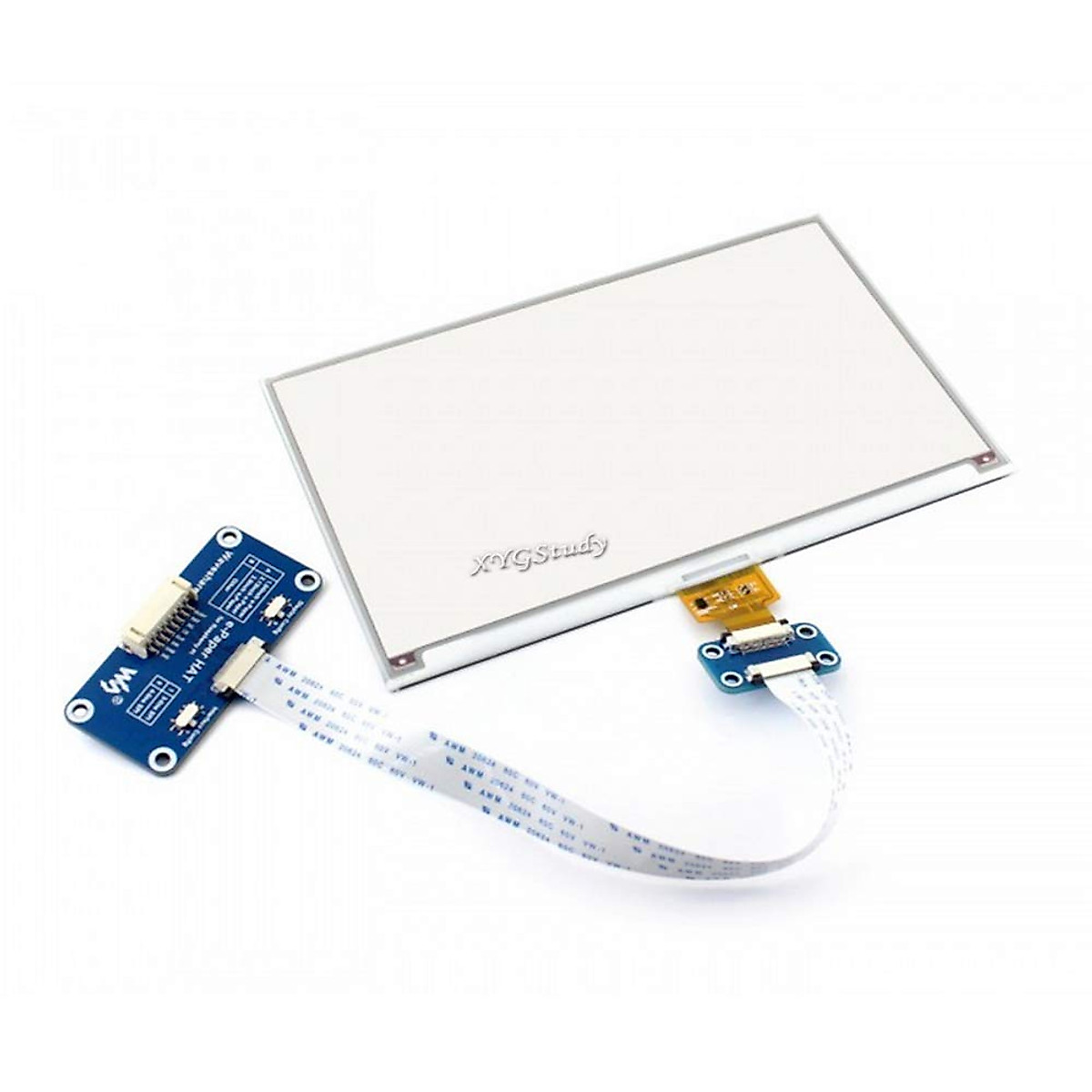 XYGStudy for Raspberry Pi 3-Color 7.5inch E-Ink e-Paper Display HAT Resolution 800×480 Screen SPI Interface Compatible with Raspberry Pi 4B/3B/2B/Zero/Zero W WH Jetson Nano