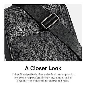 COACH Mens Gotham Pack, Black