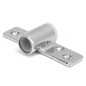 Oarlock Sockets Pair Marine Oarlock Bracket 316 Stainless Steel Side Mounted Mirror Polish Finish for 1/2in Shank Oar Lock Holder Boat Accessories