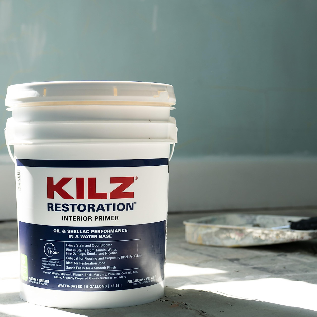 KILZ Restoration Primer, Interior, 5 Gallon