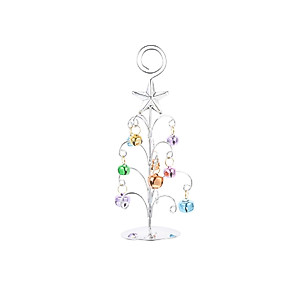 BinaryABC Christmas Tree Shape Photo Holder,Xmas Tree Place Card Holder Memo Holders,Christmas Table Ornaments (Colorful)