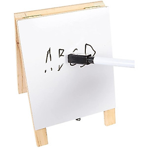 Juvale Small Double Sided Easel, Black Chalkboard & White Dry Erase Boards (5.5 x 7.8 x 1 in)