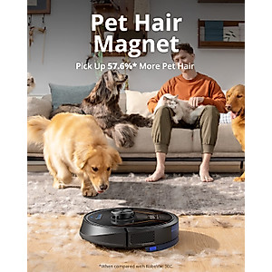 eufy by Anker, RoboVac X8 Hybrid, Robot Vacuum and Mop Cleaner with iPath Laser Navigation, Twin-Turbine Technology generates 2000Pa x2 Suction, AI. Map 2.0 Technology, Wi-Fi, Perfect for Pet Owner