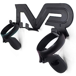 CNBEYOUNG VR Headset Wall Mount Storage Stand Hook Compatible with Quest 3S 3 Quest 2 Pro, Apple Vision Pro, Valve Index, PSVR 2, HTC Vive, Pico 4, Pimax VR MR XR Headsets and Controllers (Black)