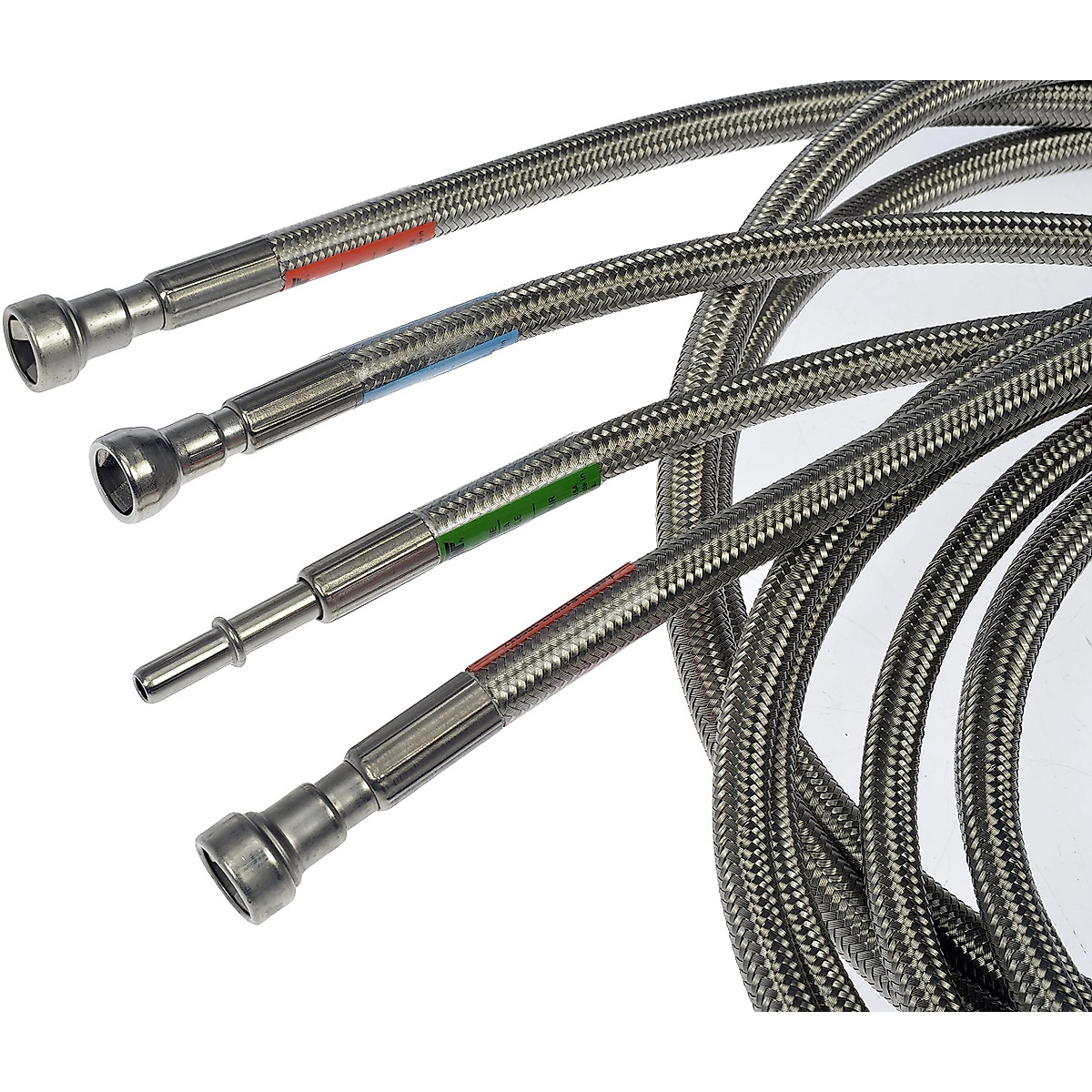 Dorman 819-840 Flexible Stainless Steel Braided Fuel Line Compatible with Select Chevrolet / GMC Models (OE FIX)