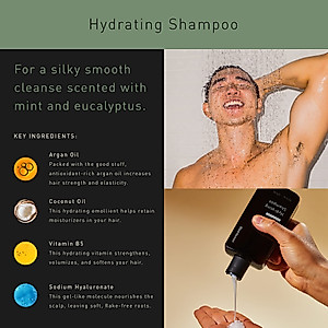 Hawthorne Hair Hydrating Shampoo and Conditioner Set | Includes Hydrating Shampoo and Ultra Rich Conditioner | Bundle Set of 2 Products