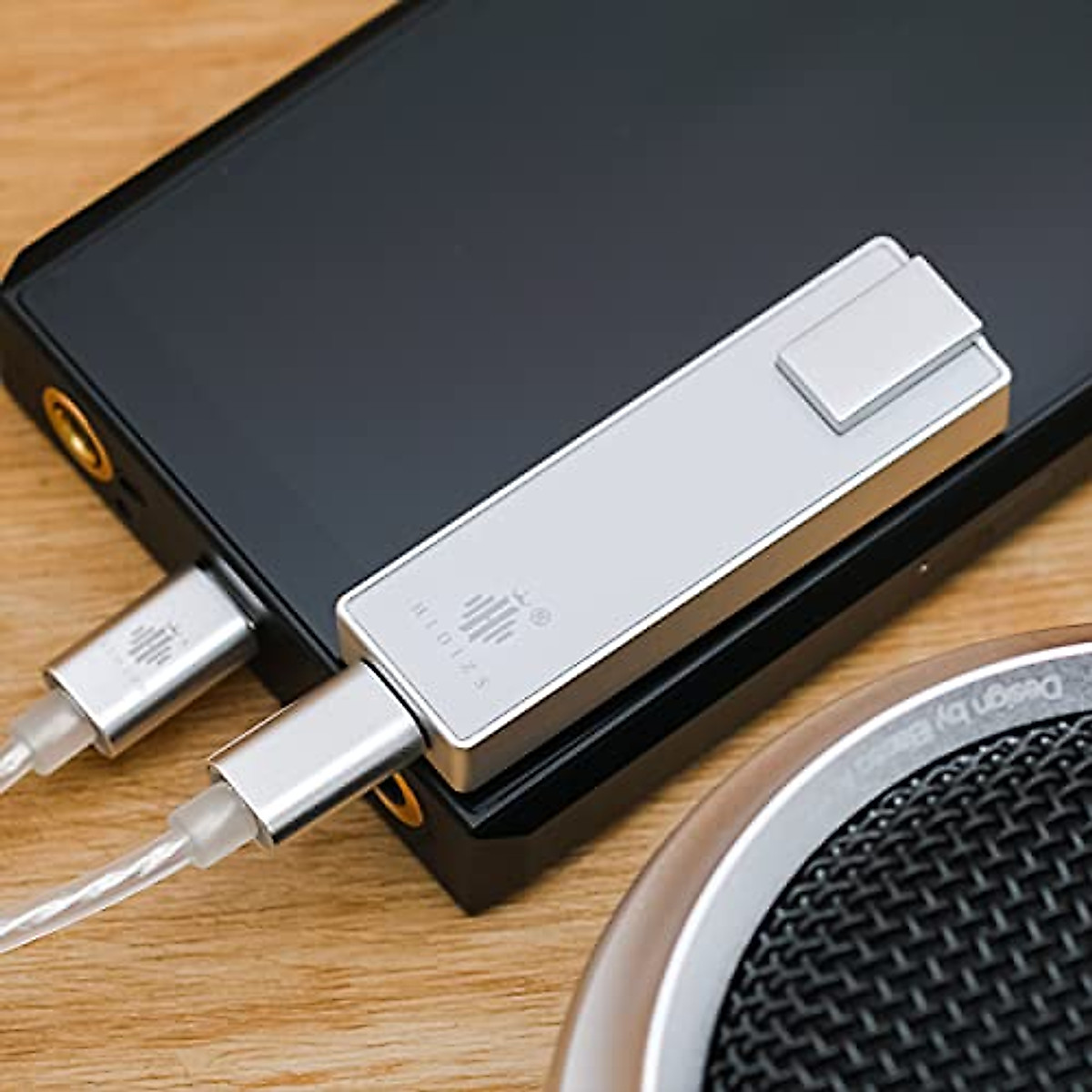 Upgraded Hidizs S9 Pro USB-C Amp DAC Headphone Amplifier Portable Headphone Adapter Balanced and Single-Ended Hi-Res Compatible for iOS Android Windows (Silver)