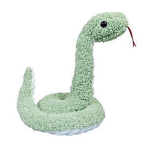 Doindute Green Plush Snake Stuffed Animal Toy, Soft Cuddly Plushie Hugger Toy for Boys & Girls, Birthday Gifts for Kids or Girlfriend, 17"