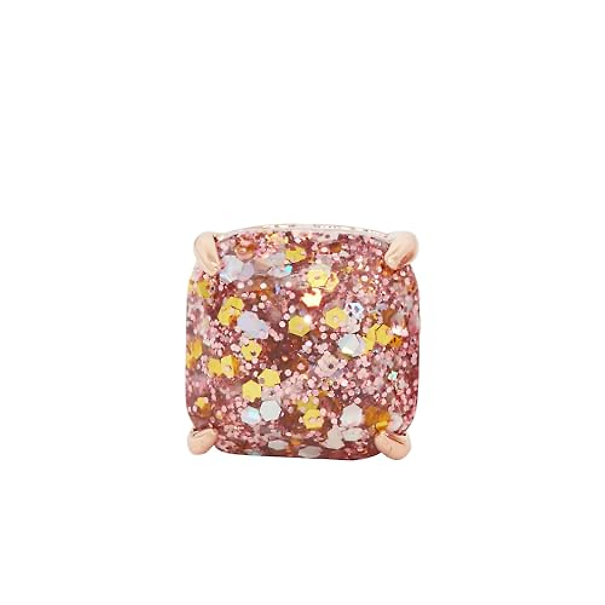 kate spade new york Mini Small Square Studs, Rose Gold, One Size