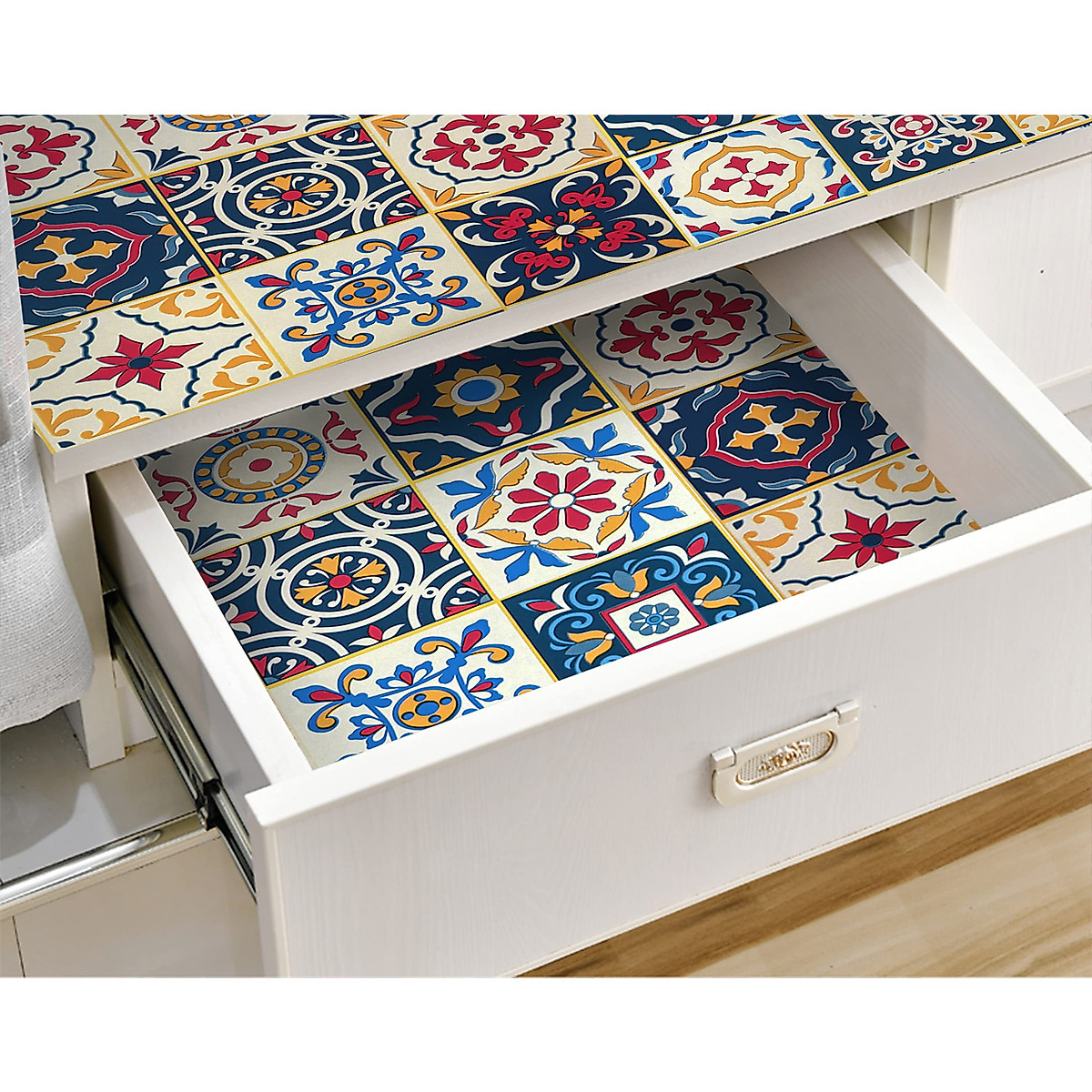 CiCiwind Contact Paper Cute Peel and Stick Wallpaper Adhesive Shelf and Drawer Liner for Countertops Shelves Drawer Shelf Paper Decor Kitchen Bookshelves 17.7"x118" Removable Waterproof Easy to Clean