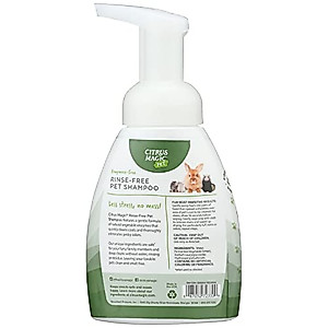 Citrus Magic Pet Foaming Pet Cleanser, 8-Fluid Ounce