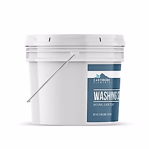 Earthborn Elements Washing Soda 2 Gallon Bucket, Soda Ash, Sodium Carbonate, Non-Toxic Laundry Booster