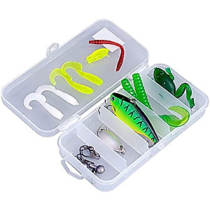 Fishing Pole Combo Set,2.1m/6.89ft 2PCS Collapsible Rods 2PCS Spinning Reels Lures Set Carrier Bag Telescopic Fishing Rods Freshwater Kit Fishing Rod Reel Combos