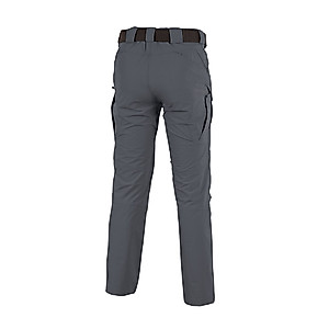 Helikon-Tex OTP Outdoor Tactical Pants - Water Resistant Ripstop Mens Cargo Pants - Outback Line - Lightweight, Hiking, Law Enforcement, Work Pants, Shadow Grey VersaStretch Lite Waist 34 Length 34
