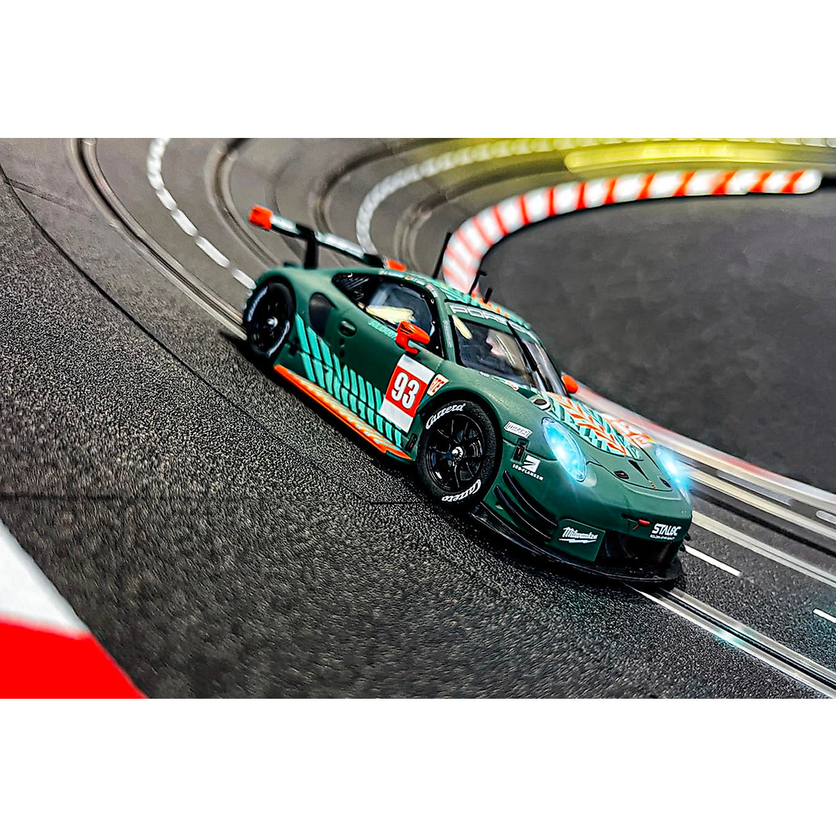 Carrera 27742 Porsche 911 RSR Proton Competition No.93 1:32 Scale Analog Slot Car Racing Vehicle Evolution Slot Car Race Tracks