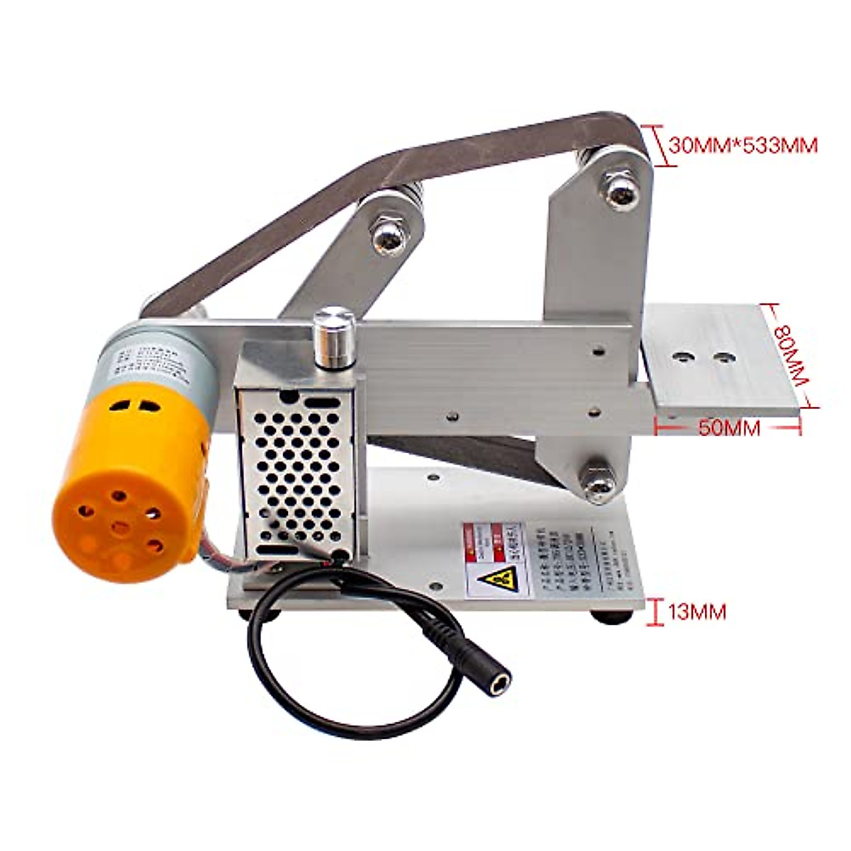 Mini Belt Sander 360W Electric Polishing Grinding Belt Machine 30x533MM Micro Knife Sharpener DIY Bench Sanding Machine 4800RPM