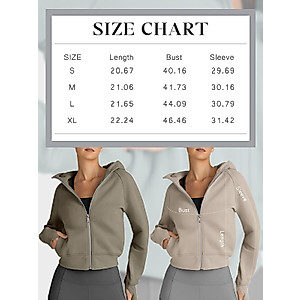 Trendy Queen Womens Zip Up Hoodies Cropped Sweatshirts Fleece Jackets Fall Outfits Casual Hooded Y2k Tops Winter Clothes 2024