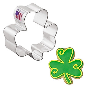 Shamrock Cookie Cutter 2.5" Made in USA by Ann Clark