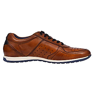 bugatti Men's Low-Top Sneakers, Brown Cognac 6300, 8.5