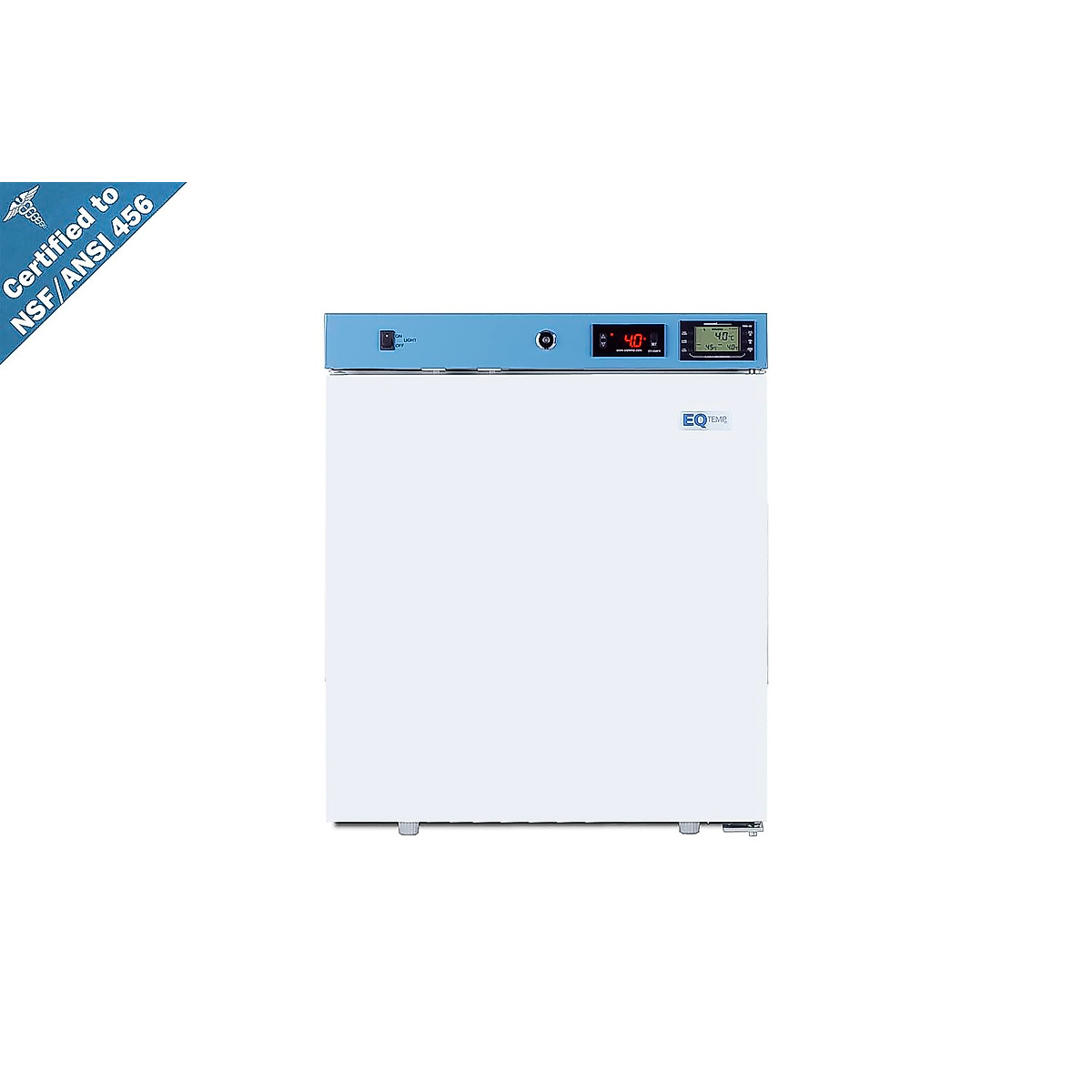 EQTemp 1.58 cu. ft Medical Refrigerator, NSF/ANSI 456 certified, Compact White- ACR161WNSF456