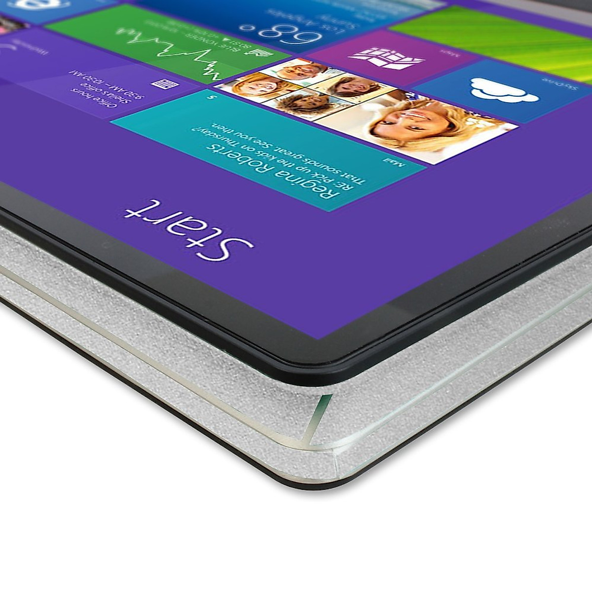 Skinomi Brushed Aluminum Full Body Skin Compatible with Toshiba Satellite Radius (2015, 15.6 inch)(Full Coverage) TechSkin with Anti-Bubble Clear Film Screen Protector