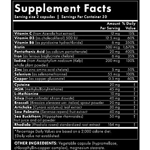 WelleCo, The Hair Elixir, Vegan Formula, Promotes Hair Growth & Thickness and Reduces Breakage, 60 Capsules