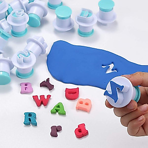 0-9 Numbers Cake Mold, Fondant Cookies Plunger Cutter Mold, DIY Chocolate Sugarcraft Stamp Impress, Numbers Cookie Cutters, Cookie Mold, Cookie stamp, Number Fondant Mold DIY Biscuit Cake Molds