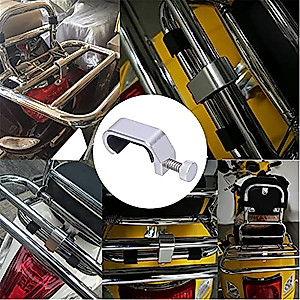 Bag Frame Hook,Bag Frame Hook Crotchet Crotchet Adjustable Modification for Vespa GTS//LXV(A (silver))