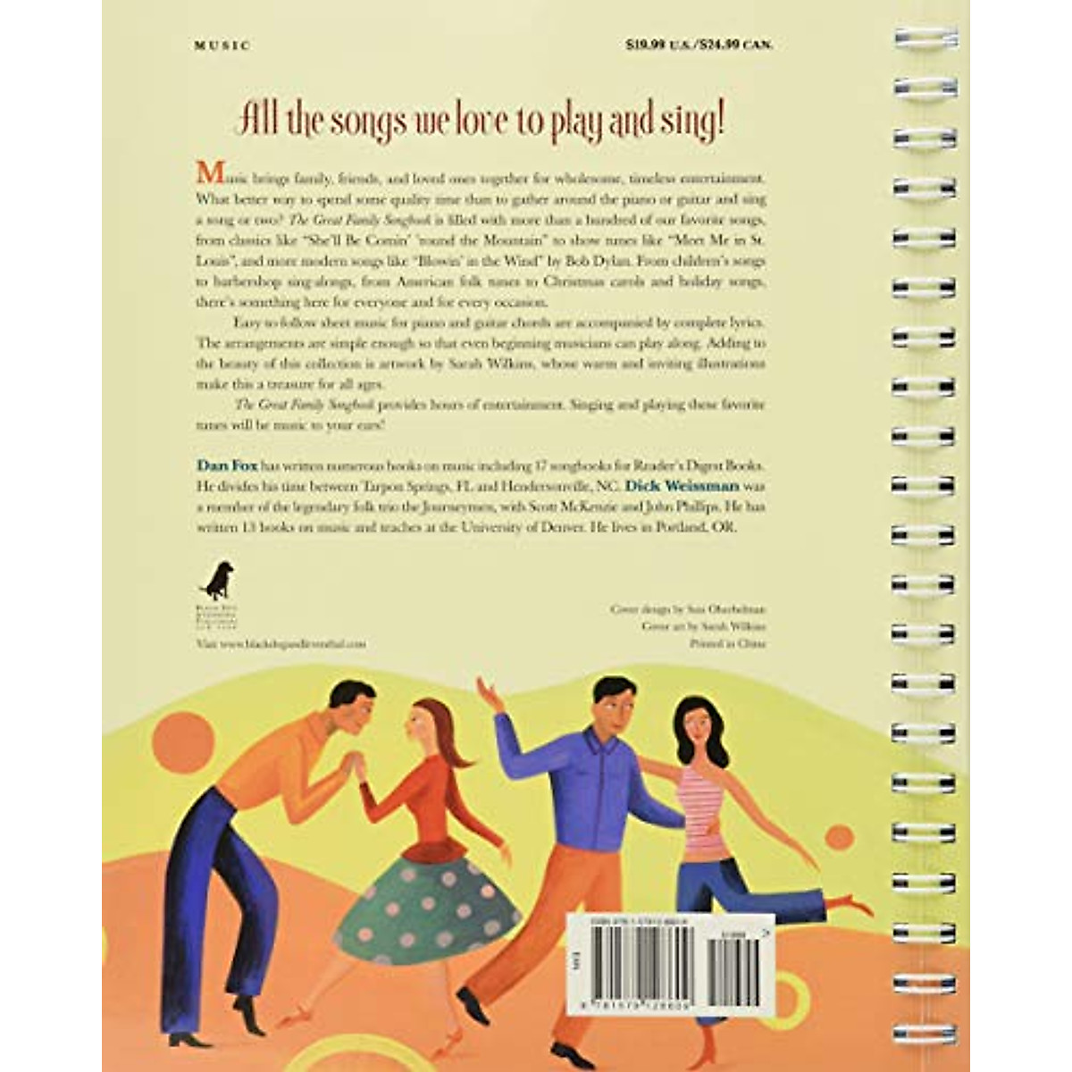 Great Family Songbook: A Treasury of Favorite Show Tunes, Sing Alongs, Popular Songs, Jazz & Blues, Children's Melodies, International Ballads, Folk ... Jingles, and More for Piano and Guitar