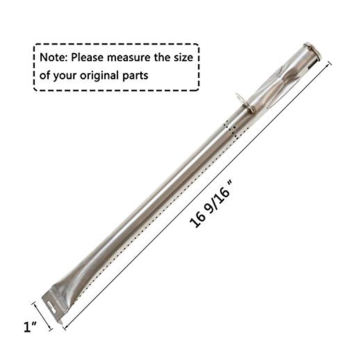 Hisencn Grill Grates, Grill Burner Tube, Heat Plates Repair kit Replacment for Dyna Glo DGF510SBP, Better Homes & Gardens BHG BH13-101-099-01