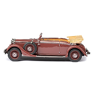 Esval Models 1933-37 290 W18 Lang Cabriolet B Maroon Limited Edition to 250 Pieces Worldwide 1/43 Model Car EMEU43043E