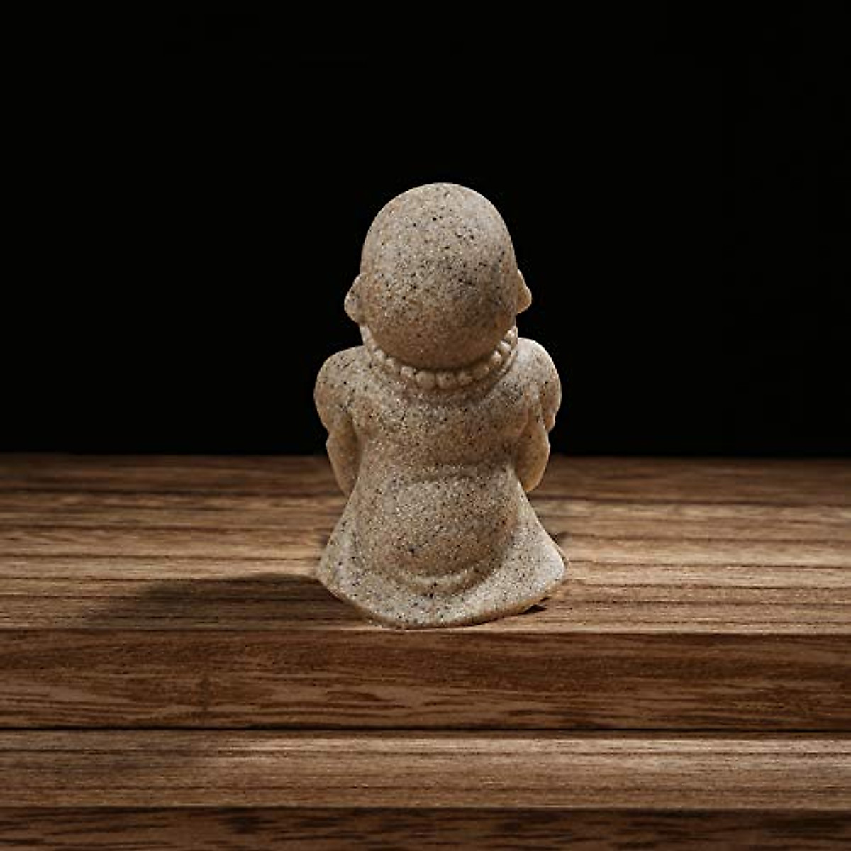 Carefree Fish Aquarium Decoration Minimalist Sandstone Buddha Fish Tank Decor Bring Home a Ray of Sunshine