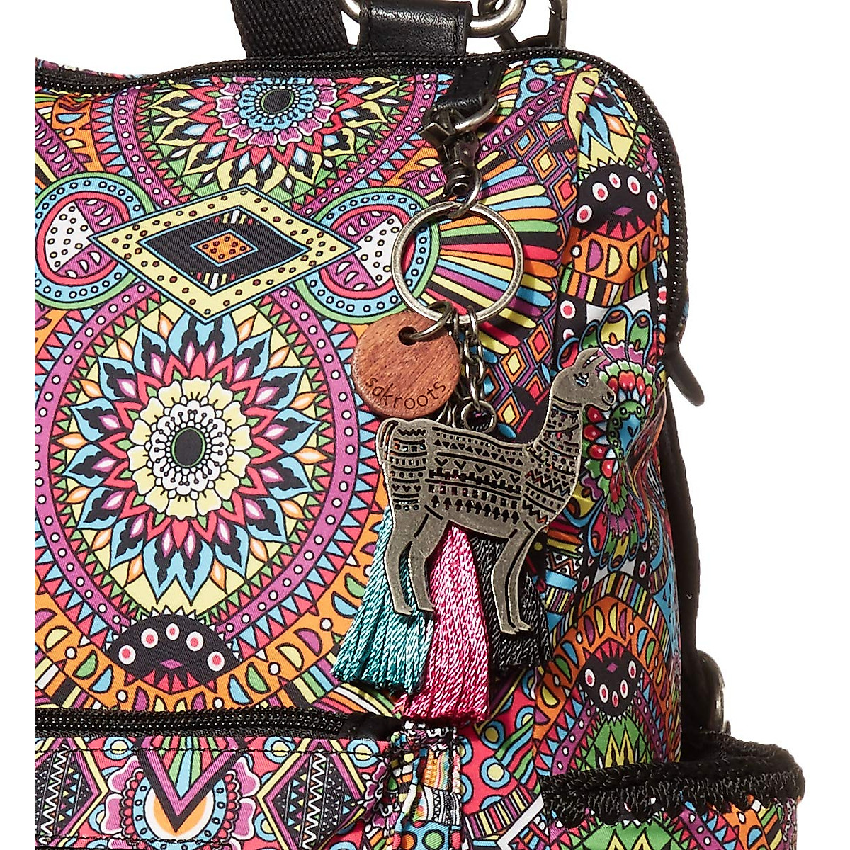 Sakroots Eco-Twill Loyola Convertible Backpack Rainbow Wanderlust One Size