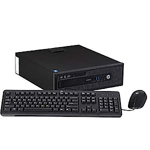 HP ELITEDESK 800 G1 SFF Slim Business Desktop Computer, Intel i5 up to 3.50 GHz, 8GB RAM, 128GB SSD, DVD, USB 3.0, Windows 10 Pro 64 Bit (Renewed)