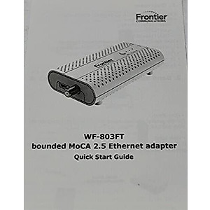 NBS Frontier Fios Formerly Verizon WF-803 FT MoCA 2.5 to Ethernet Bridge WAN/Full/LAN Selector Up to 2.5Gbps Bandwidth with existing coaxial Cables Great Companion for Home mesh Wi-Fi, White