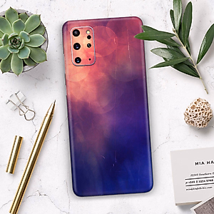 DesignSkinz Abstract Fire & Ice V17 Protective Vinyl Decal Wrap Skin Cover Compatible with The Samsung Galaxy S20 (Screen Trim & Back Glass Skin)