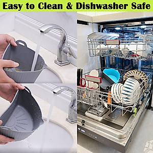 Slow Cooker Liners,LYHOLKEER Silicone Slow Cooker Liner for 6 QT Crockpot & Hamilton Beach,2 IN1 Reusable Slow Pot Divider Insert,Leakproof & Dishwasher Safe, BPA Free (Red+Blue)