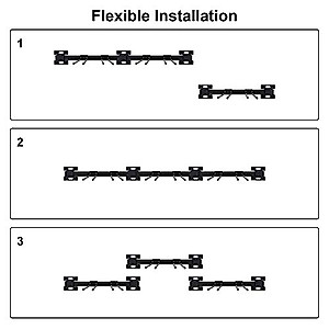 ANTOPY Ski Storage Rack for Garage Ski Storage Wall Mount Metal Ski Rack Holder Wall, Holds Up to 10 Pairs of Skis 200lbs for Garage Home Storage Organizer System Snowboard Hanger Tool Storage Racks