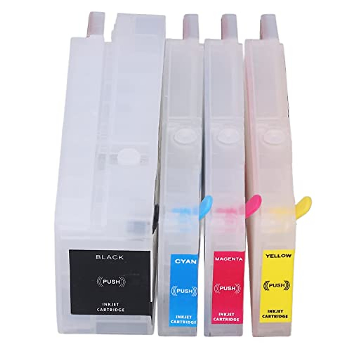 Walfront 4Pcs Ink Cartridge Printer Ink Cartridge for Officejet Pro 251dw 276dw 8100 8600 8610 8620 8630 8640 8650 Printers