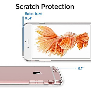 Shamo's Soft TPU Clear Case for iPhone 6/6s - Elevate Style and Protection with Premium Quality, Transparent Design, Shock Absorption, and Easy Installation
