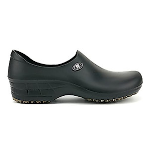 Sticky Nursing Shoes for Women - Professional Waterproof Non-Slip - Hospital Icons (Dentistry - Black, Numeric_8)