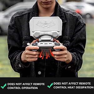 STARTRC Mini 3 2 in 1 Sun Hood, RC Joysticks Protector Sunshade for DJI Mini 3 Pro/Mini 3/Air 2S/Mavic 3 Classic/Mavic 3 Pro RC Remote Controller Full Screen Protection Accessories(Only for RC)