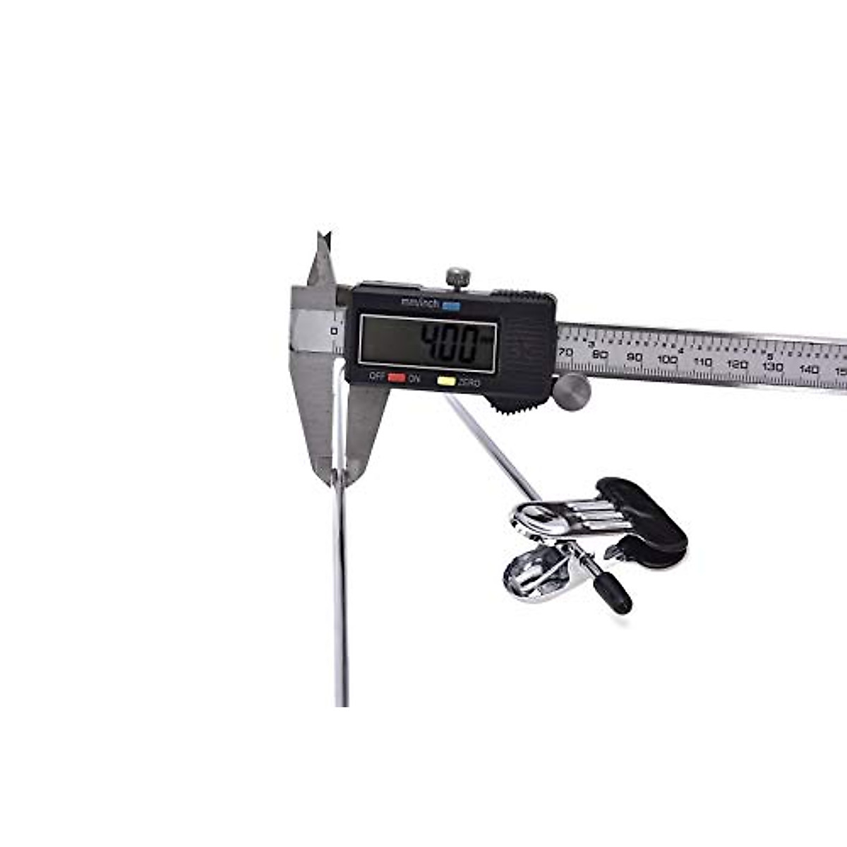 6 Quality Add-On Skirt Blouse Hanger Heavy-Duty Add-On Skirt Hangers with Clips, Multi Stackable Add on Hangers, Adjustable Wide Clip Pants Hanger, Chrome (Skirt Hanger - Wide Clips, 6)