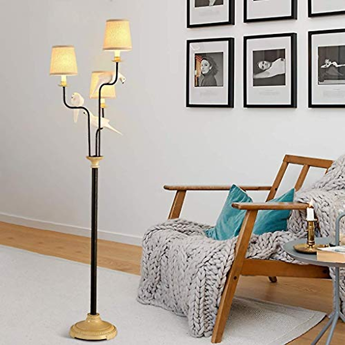 JF-XUAN Atmosphere dimming Modern Designer Style 3-Way Brushed Floor lamp -Floor lamp Floor Lamp