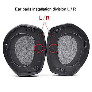 Velour Earpad Repair Parts Suit Replacement Ear Pads Compatible with Sennheiser HDR RS165,RS175 RF Wireless Headphone …