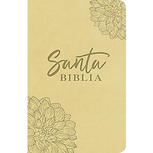 Santa Biblia NTV, Edición ágape, Flor (SentiPiel, Beige) (Spanish Edition)