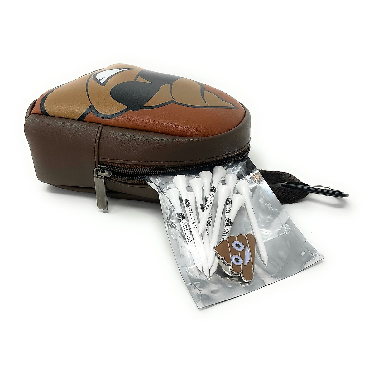 Emoji Poop Golf Swag Bag